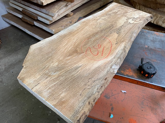 Spalted Mango Slab #26 Live Edge | Tropical Exotic Hardwoods