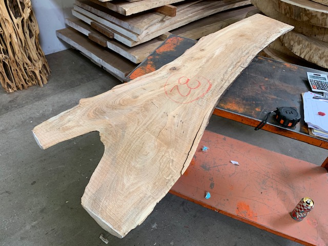 Spalted Mango Slab #28 Live Edge | Tropical Exotic Hardwoods
