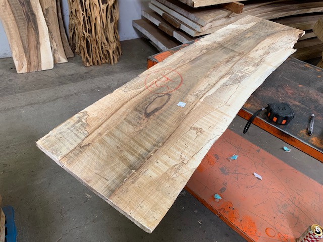 Spalted Mango Slab #34 Live Edge | Tropical Exotic Hardwoods