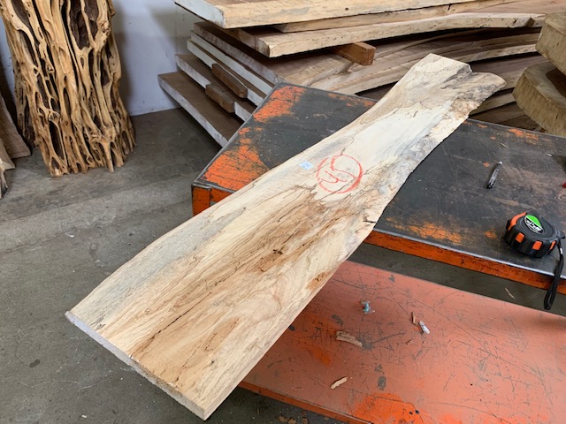 Spalted Mango Slab #45 Live Edge | Tropical Exotic Hardwoods