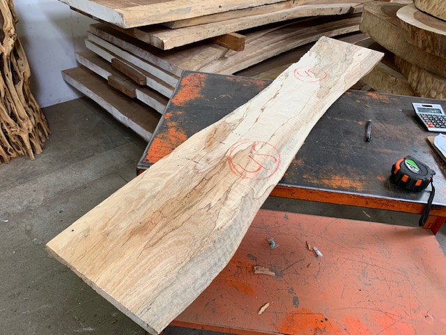 Spalted Mango Slab #45 Live Edge | Tropical Exotic Hardwoods