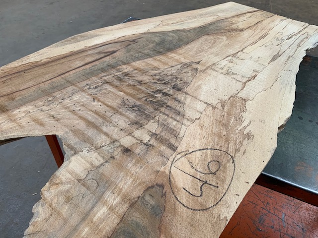 Spalted Mango Slab #46 Live Edge | Tropical Exotic Hardwoods