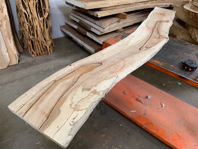 Spalted Mango Slab #52 Live Edge | Tropical Exotic Hardwoods