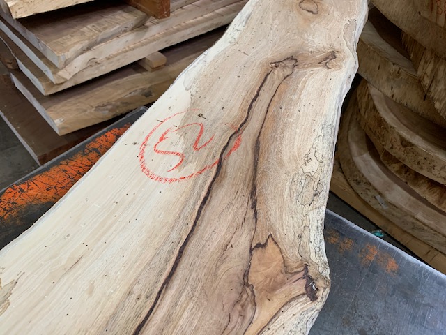 Spalted Mango Slab #52 Live Edge | Tropical Exotic Hardwoods