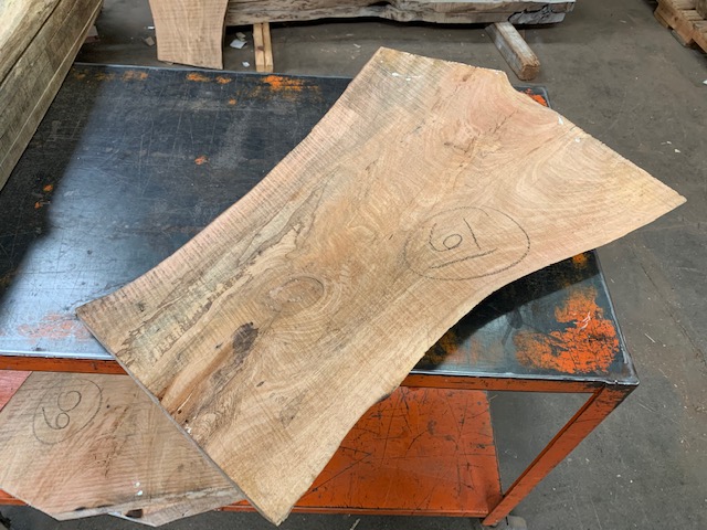 Spalted Mango Slab #61 Live Edge | Tropical Exotic Hardwoods