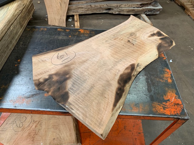 Spalted Mango Slab #61 Live Edge | Tropical Exotic Hardwoods