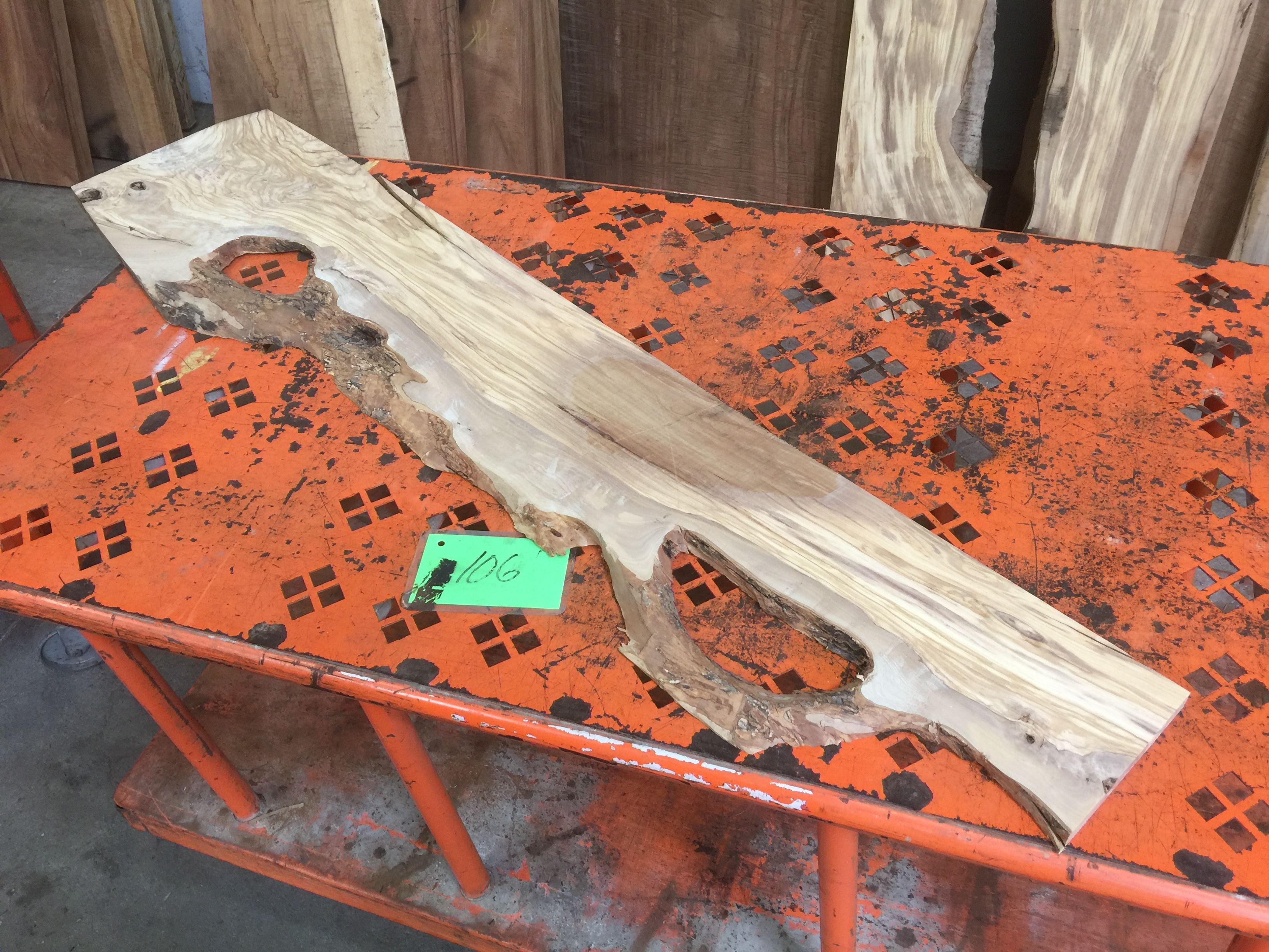 Olive Slab #106 (Italian) | Tropical Exotic Hardwoods