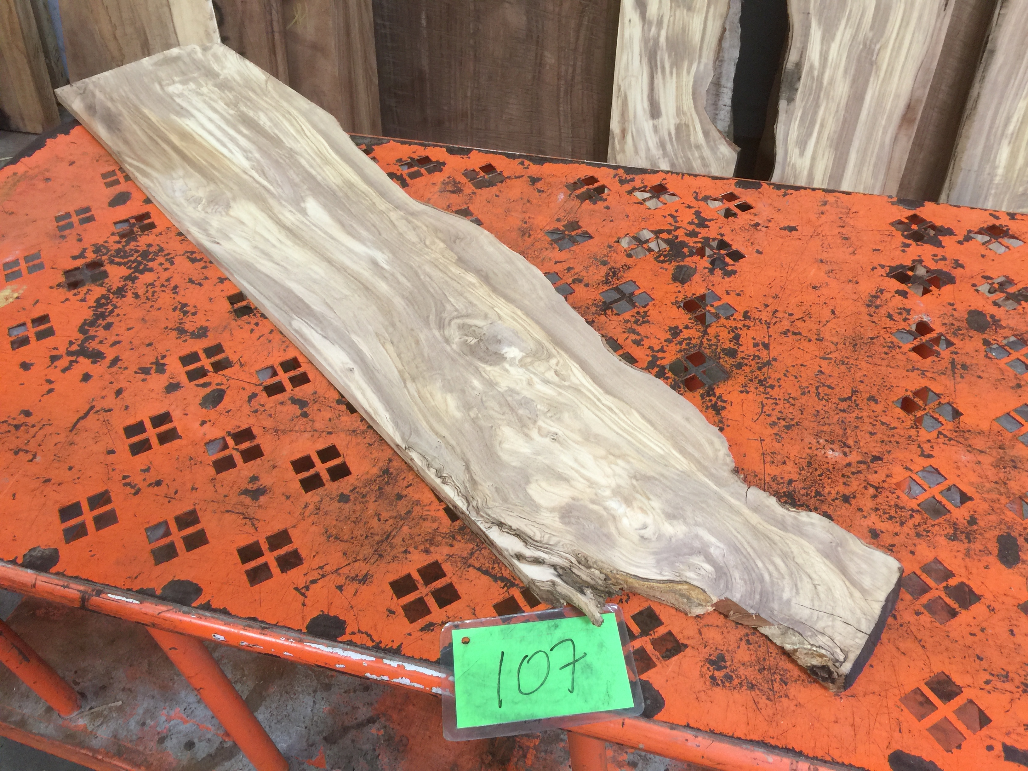 Olive Slab #107 (Italian) | Tropical Exotic Hardwoods