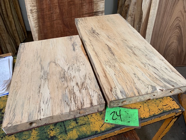 2 pcs Spalted Tamarind Discount Pack #24 | Tropical Exotic Hardwoods