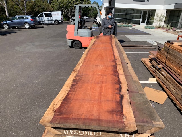 Padauk (Padouk) Slab #20 | Tropical Exotic Hardwoods
