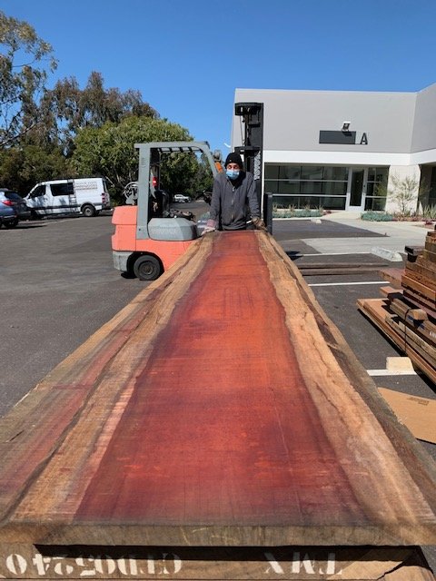 Padauk (Padouk) Slab #20 | Tropical Exotic Hardwoods