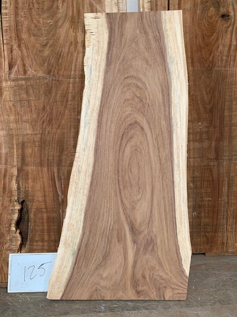 Parota Slab #125 Live Edge | Tropical Exotic Hardwoods