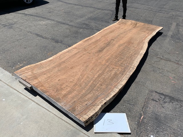 Parota Slab #13 Live Edge | Tropical Exotic Hardwoods