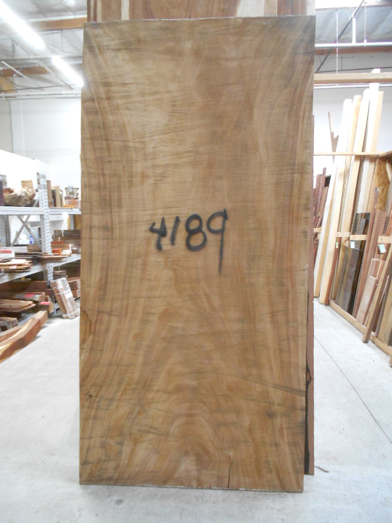 Parota Slab #4189 Straight Edge | Tropical Exotic Hardwoods