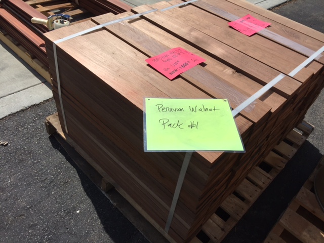 Peruvian Walnut Pack #1 | Tropical Exotic Hardwoods