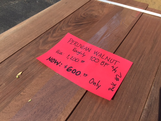 Peruvian Walnut Pack #2 | Tropical Exotic Hardwoods