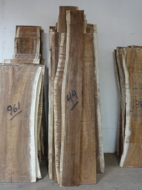 Parota Slab #44 One Live Edge | Tropical Exotic Hardwoods