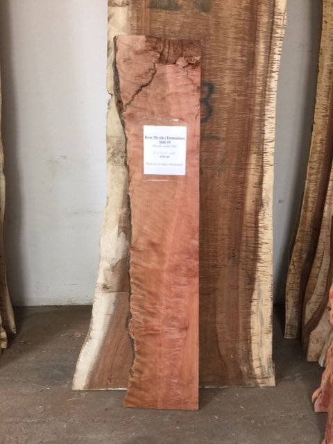 Tasmanian Rose Myrtle Slab #5 One Live Edge | Tropical Exotic Hardwoods
