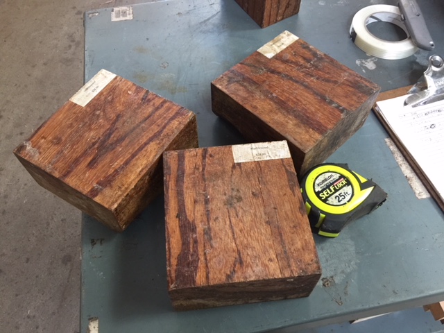 Marblewood 3 pcs 3" x 5.75" x 5.75" PACK #1 | Tropical Exotic Hardwoods
