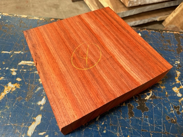 Padauk (Padouk) Bowl Blank TBPAD4 | Tropical Exotic Hardwoods