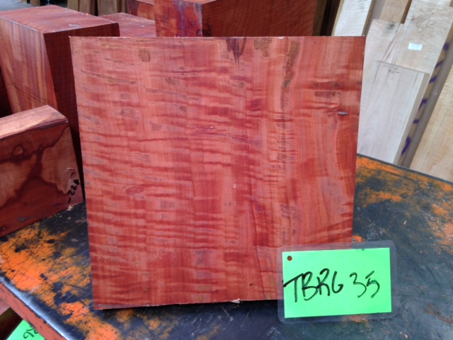 Red Gum Bowl Blank (Curly) TBRG35 | Tropical Exotic Hardwoods