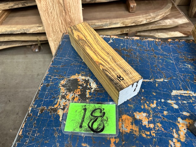 Bocote Turning Square TSB18 | Tropical Exotic Hardwoods