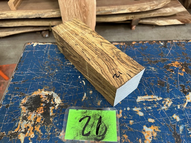 Bocote Turning Square TSB21 | Tropical Exotic Hardwoods