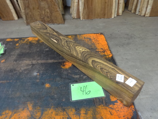 Bocote Turning Square TSB46 | Tropical Exotic Hardwoods