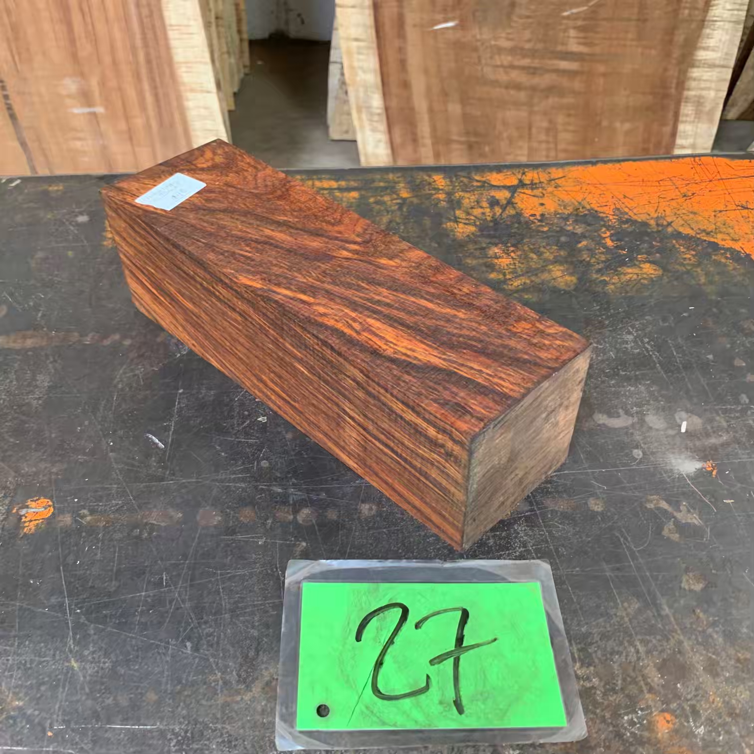 Cocobolo Turning Square TSC27 | Tropical Exotic Hardwoods