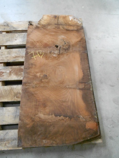 Claro Walnut Slab #7-B Flitch | Tropical Exotic Hardwoods