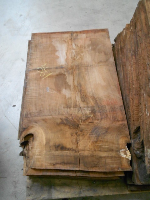 Claro Walnut Slab #8-F Flitch | Tropical Exotic Hardwoods